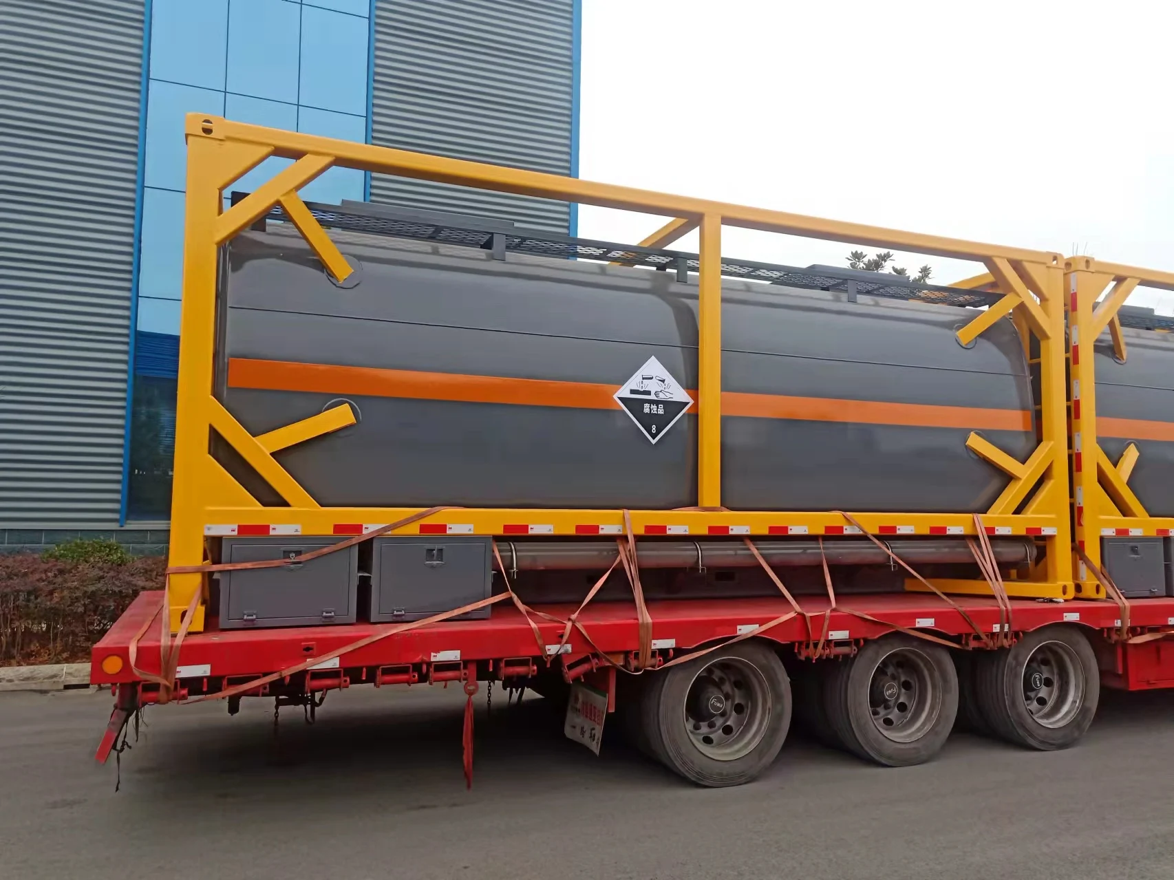 Customised 20ft 23000litres Hydrochloric Acid/chemical Liquid Tank ...
