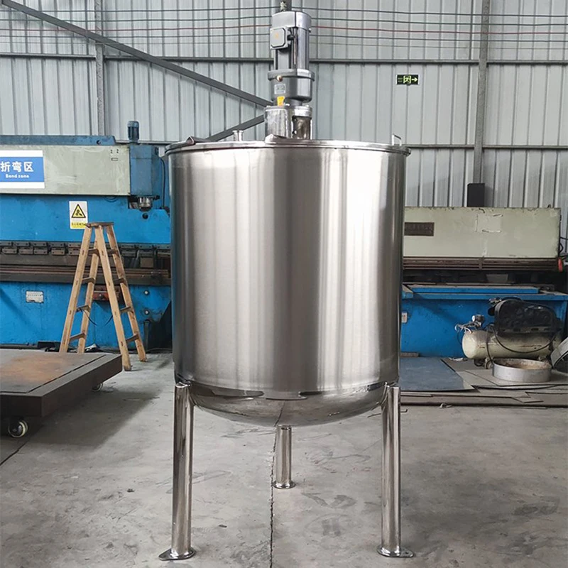 300L High Shear Mixer Emulsion Vessel Steam Heating Jacketed Mixing ...