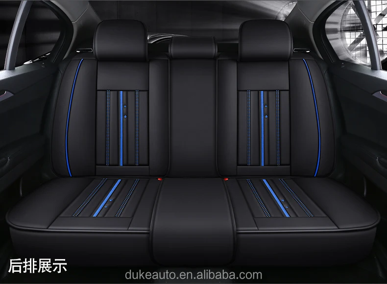 Car Interior Accessories 2022 Luxury Wellfit Leather Universal Car Seat ...