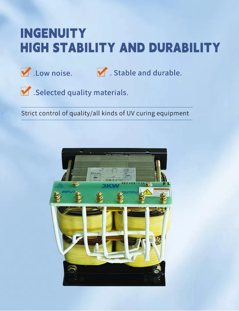 High Tension Copper Aluminium Wire Transformer for UV Curing Lamps