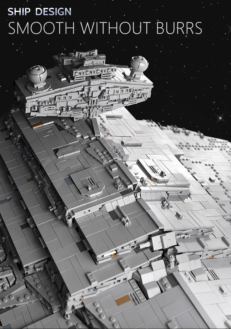 Imperial Star Destroyer Monarch Ucs Fighters Super Star Movie Model ...