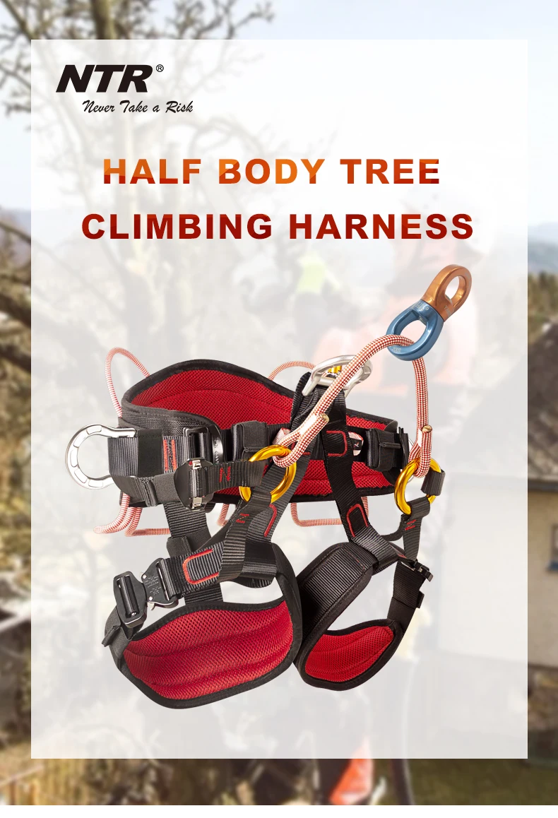 NTR Fall Arrest Garden Climbing Tree Arborist Safety Harness