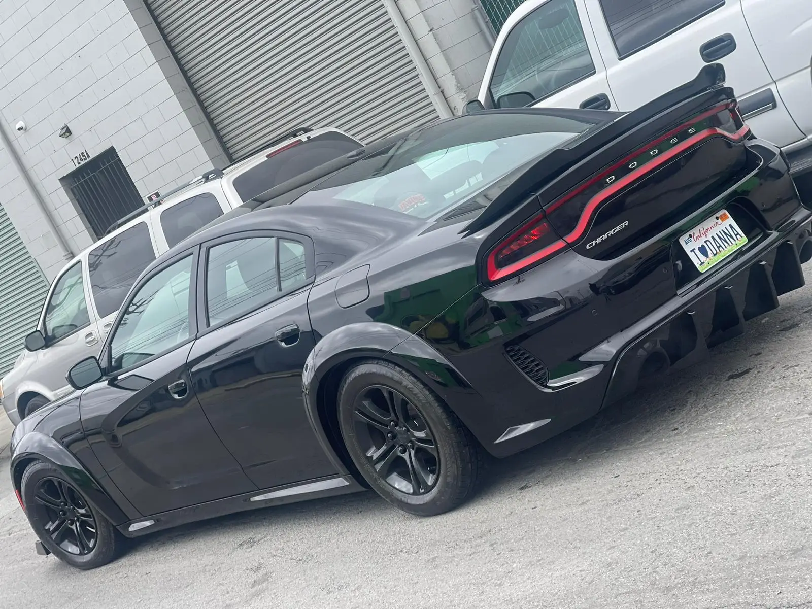 Good Charger Srt Style Hellcat Full Complete Wide Body Kit For Dodge ...