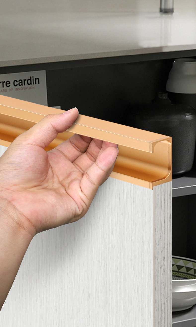 Modern Pull Handle - Aluminum G Shaped Handles for Furniture