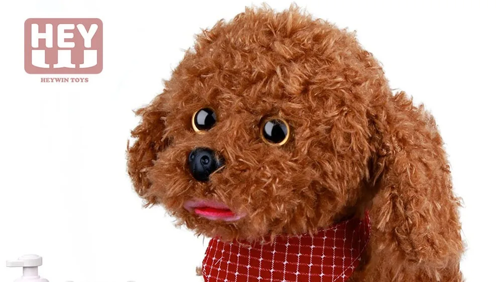 Heywin Electronic Toys For Kids,Remote Control Plush Dog Pet Walking ...