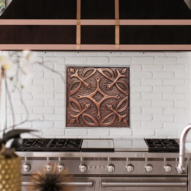 Copper Murals Tuscan Classic Design for Kitchen Backsplash