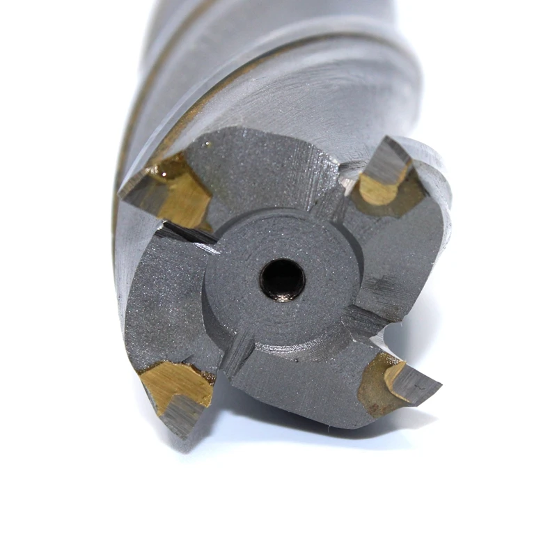 High-quality Welding Hard Alloy Taper Shank Spiral End Face Milling ...
