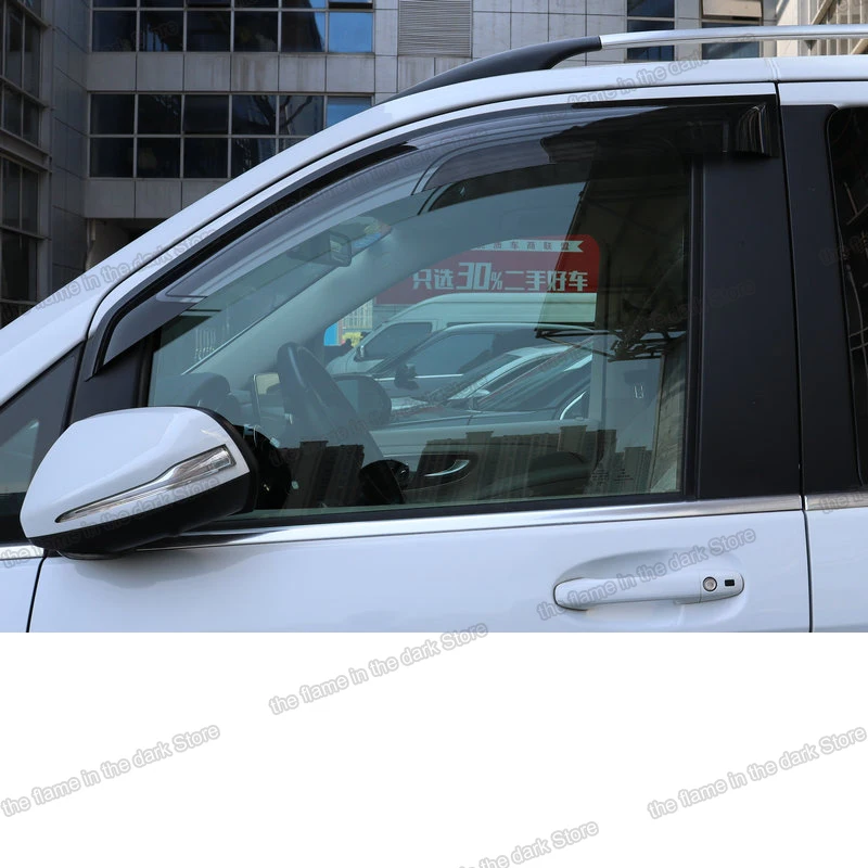 Acrylic Car Window Rain Shield Visor for Mercedes benz Vito 2015 2016 ...