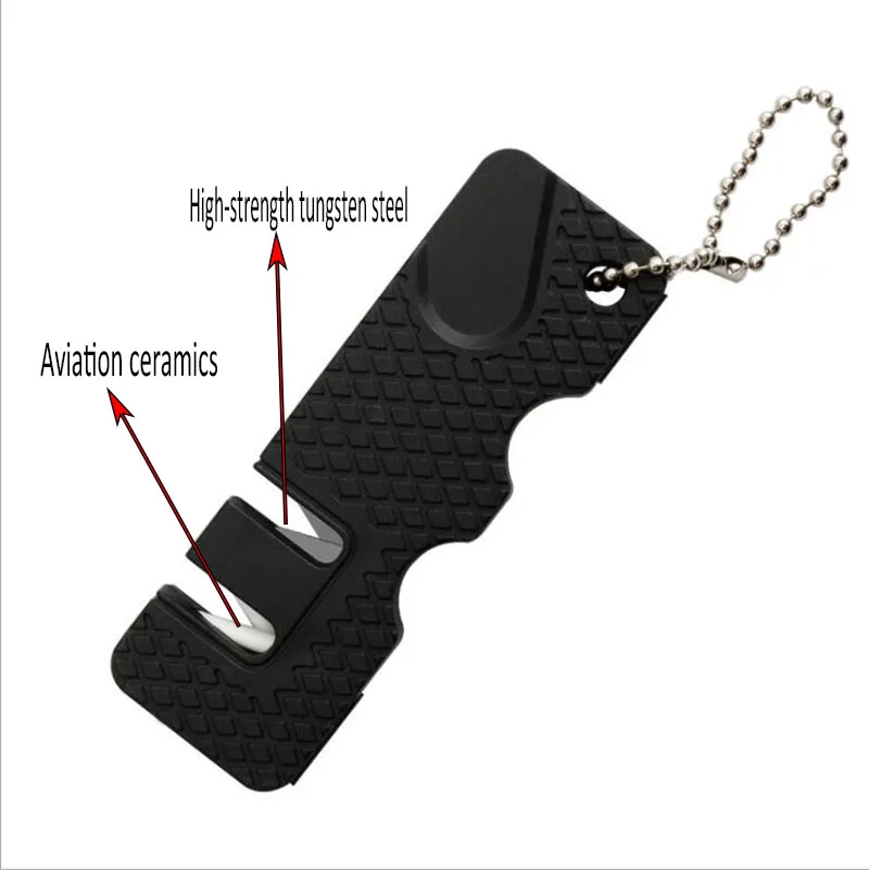 Kitchen Knife Sharpener 2-Stage Mini Pocket Knife Sharpening Tool ...