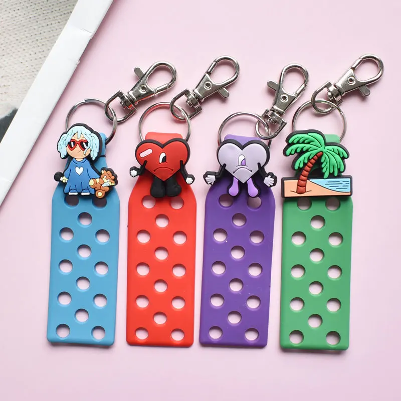 Custom Original 2d Soft Eva Design Croc Keychain Customized Anime ...