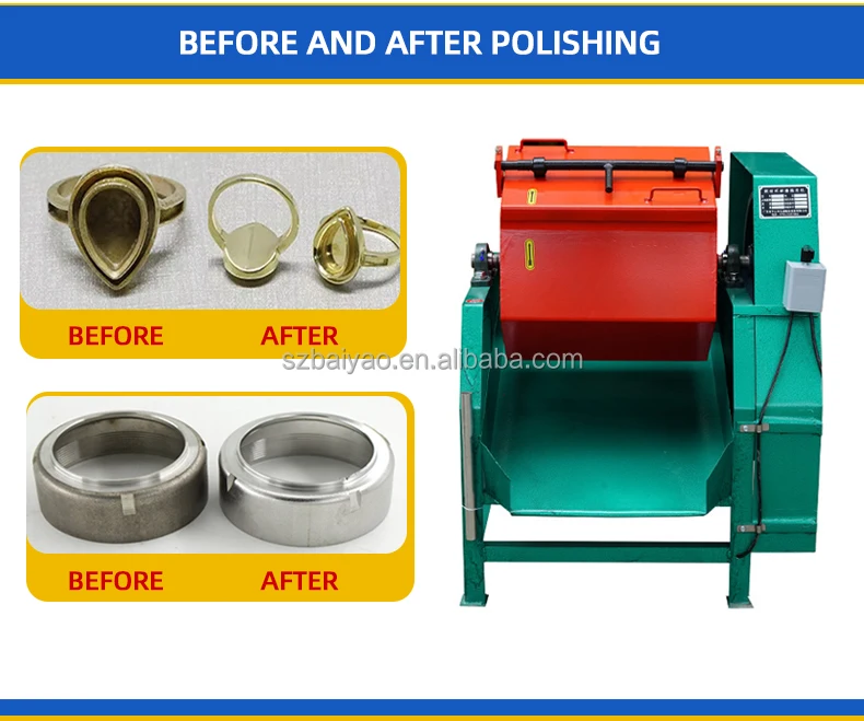 Metal Rotary Barrel Tumbling Machine Polishing Machine Economic ...