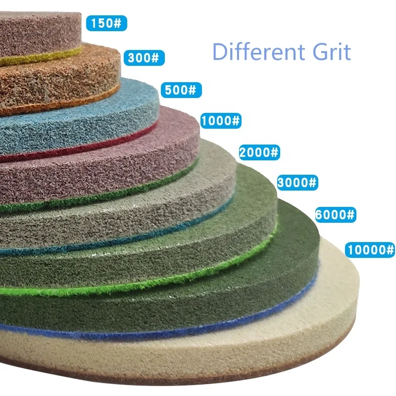 Htool Customized 400mm Wet Or Dry Diamond Sponge Polishing Pads For ...