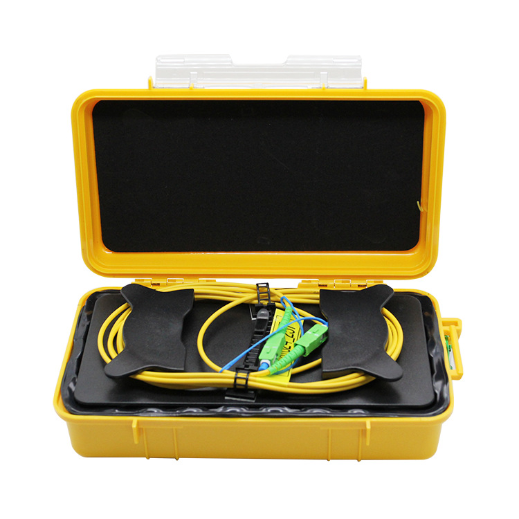 Waterproof OTDR Launch Cable Box - 500m to 2km Fiber Optic
