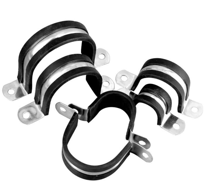 M8+10 Pipe Clamp with Rubber - Durable & Versatile Solutions