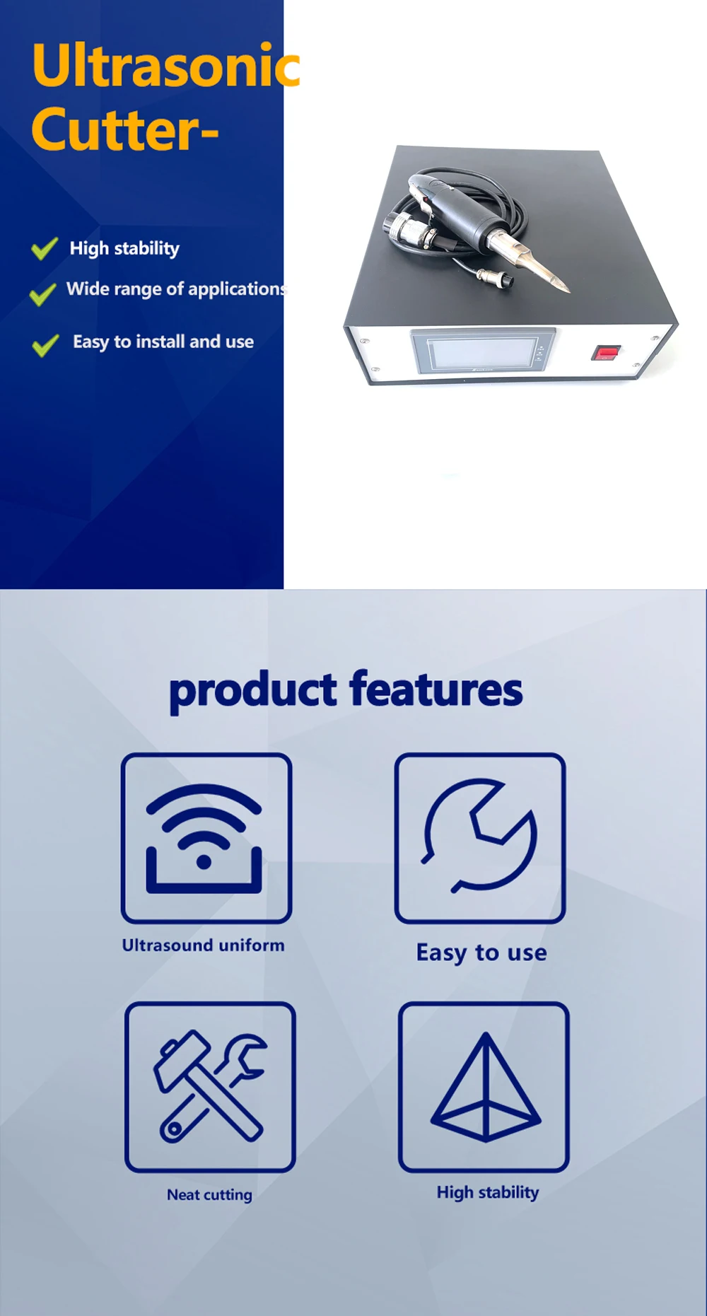 Ultrasonic Cutter - Precision Cutting for 3D Printing