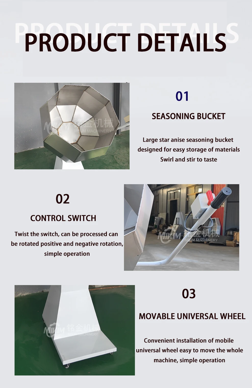 Automatic Octagonal Drum Seasoning Machine Nut Flavoring Potato Chips ...