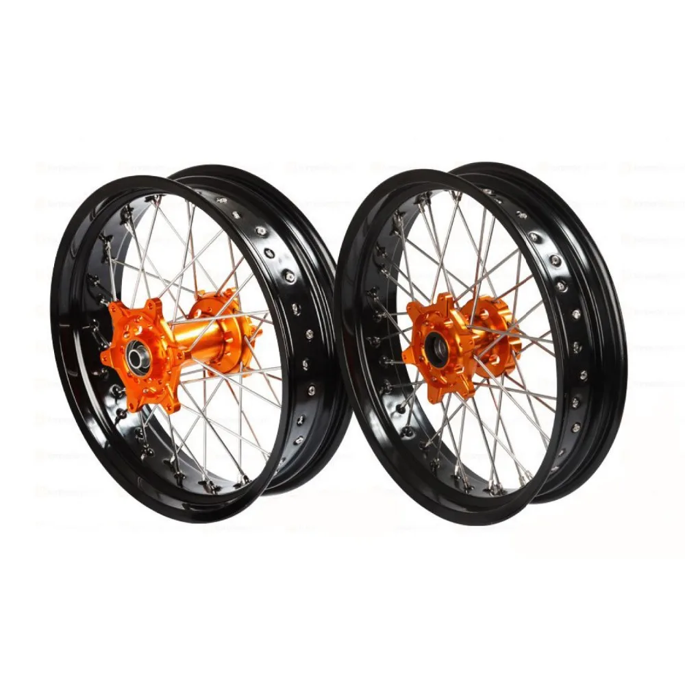 17 Inch Motorcycle Supermoto Wheels - Durable & Lightweight