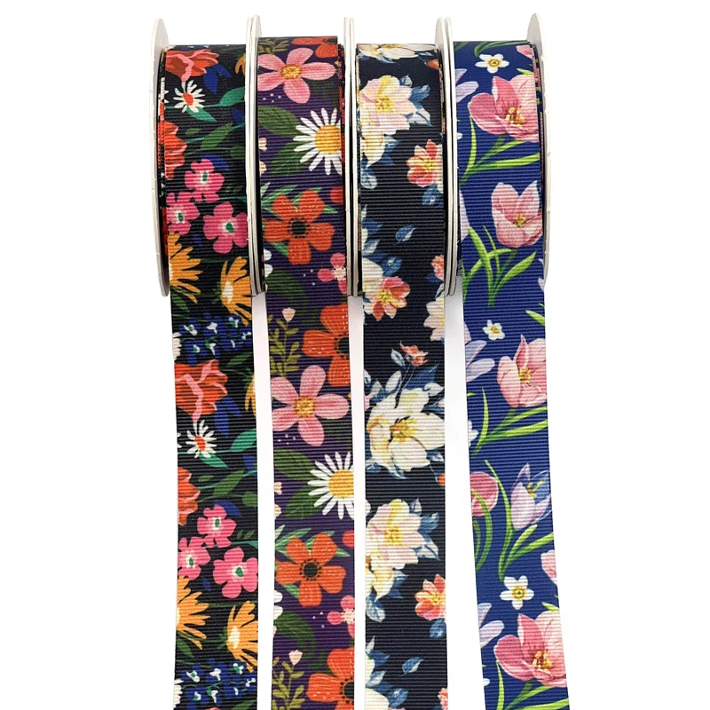Sunjoy Custom Printed 100% Polyester Designer Grosgrain Ribbon Roll ...