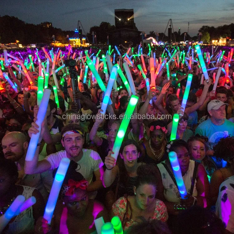 16 Inch Foam Glow Stick Low Prices Custom Logo Party Sticks Glow In ...