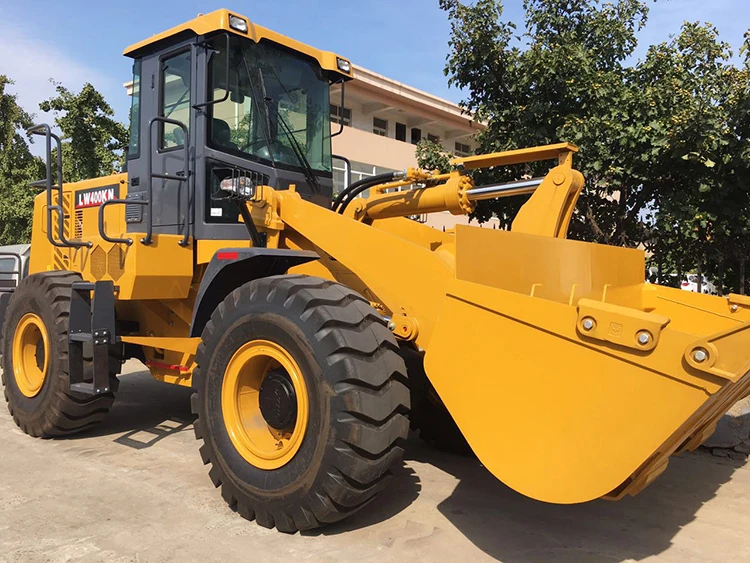 4ton Small Wheel Loader LW400KN Articulated Front End Wheel Loader for ...