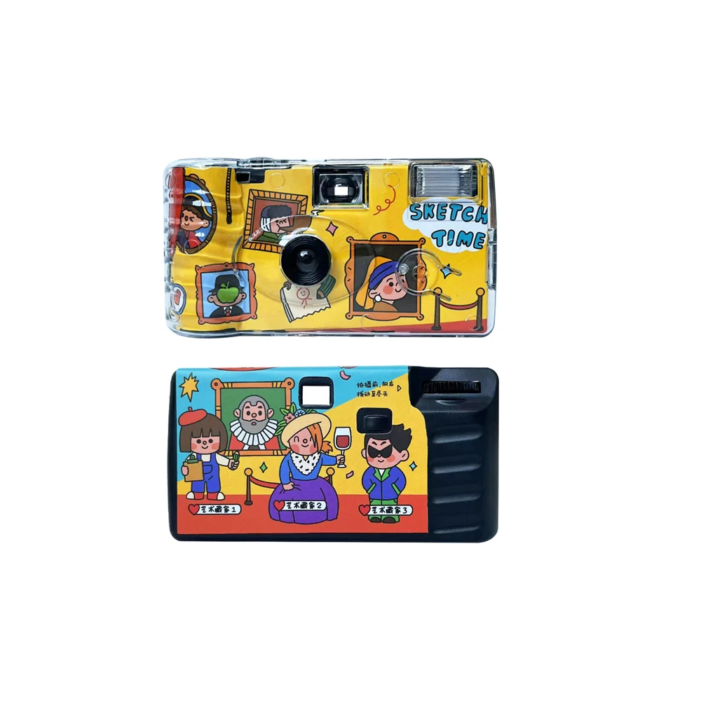 Factory 35mm Film Disposable Camera With Flash Build In Kodak Color ...