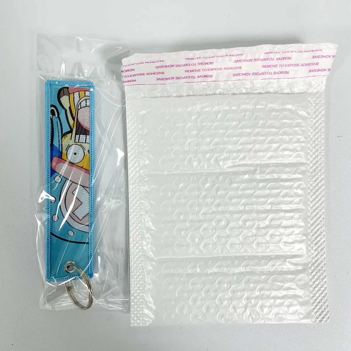 Demon Slayer Custom Woven Logo Jet Tag Key Chain