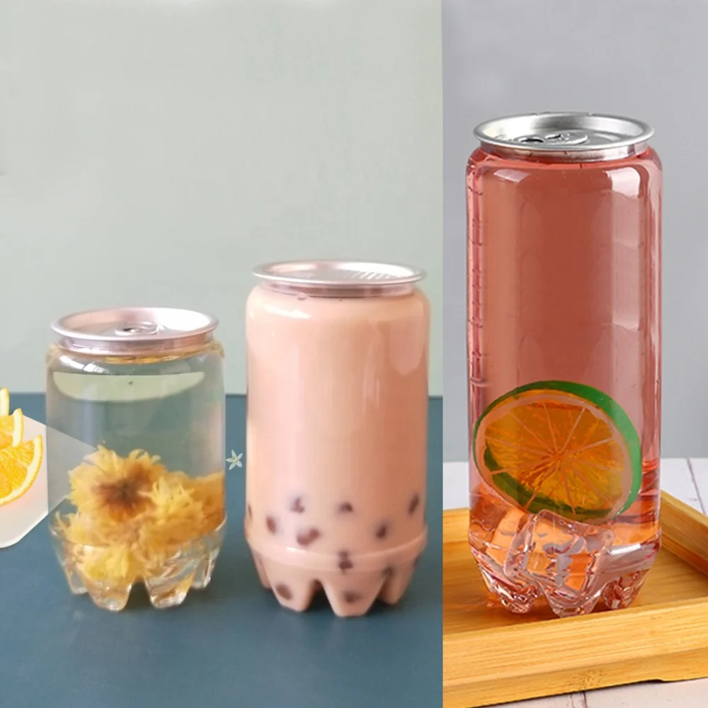 Recycled 250ml Plastic Cans For Drink Milk Beverage - Buy Plastic Cans ...