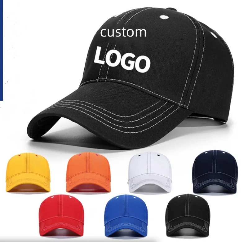 Custom Small Batch Hardtop Embroidery Logo Cotton Baseball Cap High ...