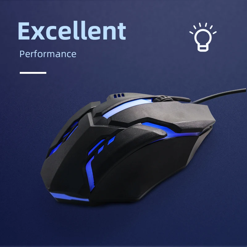 Popular 7 Colors Breathing Light Led Gaming Mouse Wired Usb Optical 1 ...