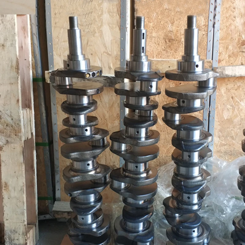 S6k For Excavator Crankshaft Forged Cast Iron Cast Iron Material Engine ...