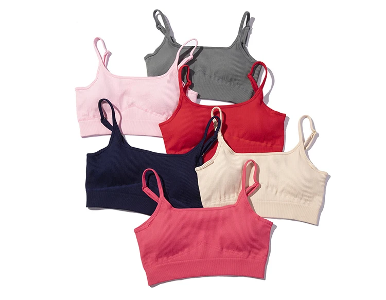 Seamless Racer Bra Woman Sports Bottom Leggings Shorts And Bra Tops Gym ...