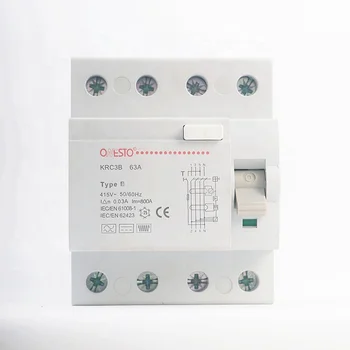 High Quality Rcd Type B Circuit Breaker 30ma 100ma 300ma 3p+n 415v ...
