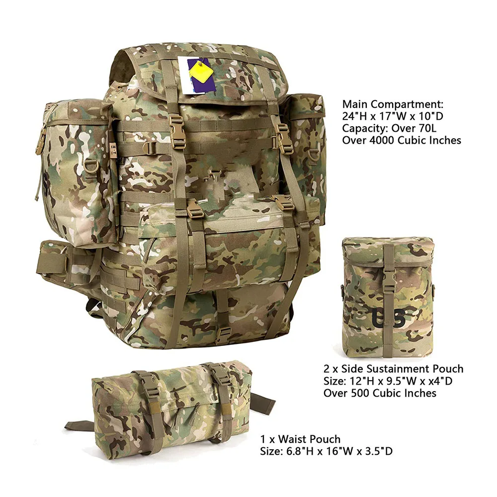 Large Training Rucksack Assault Training Backpack Hunting Large ...