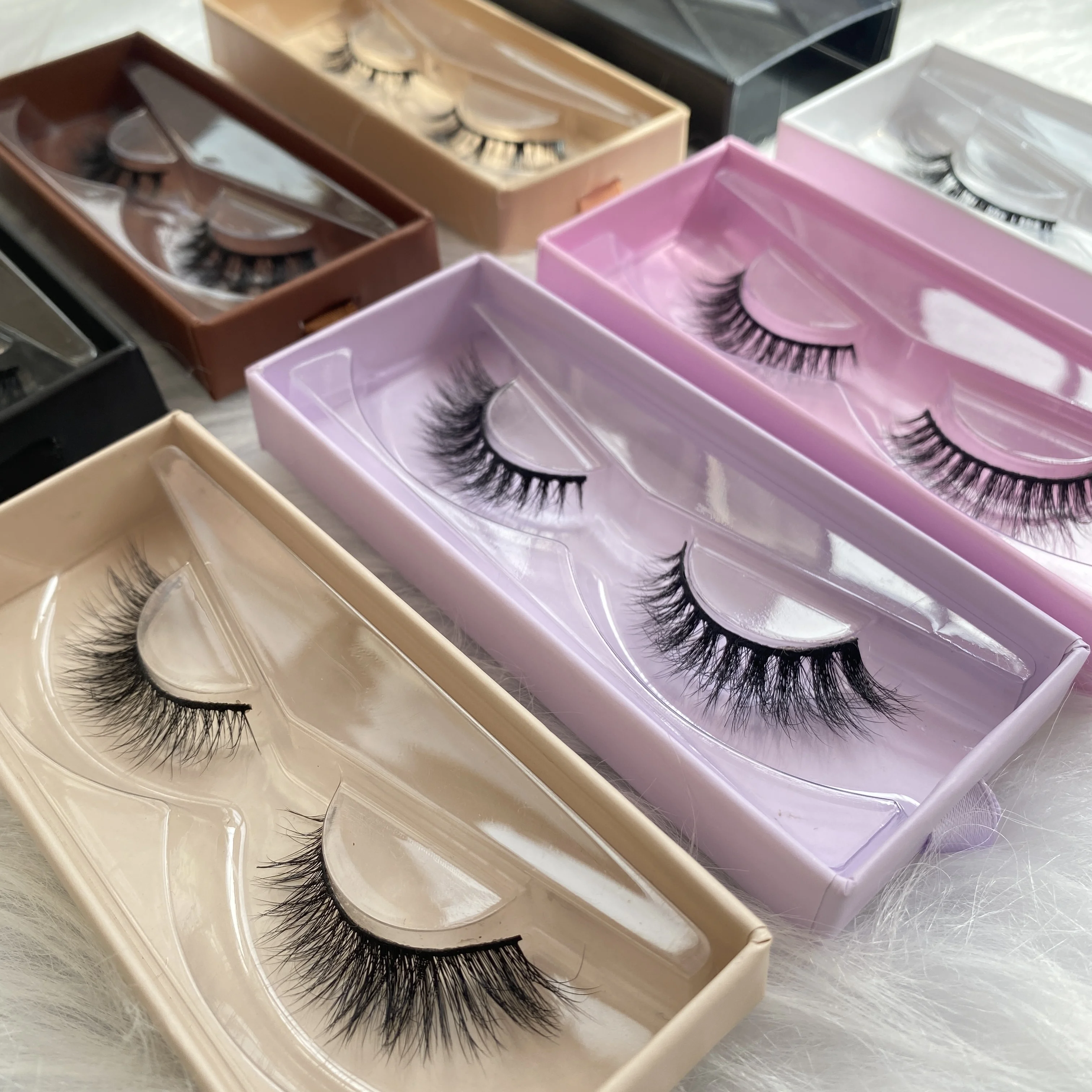 Wholesale Eyelashes Faux Mink Fluffy 3D Wispy Full Strip