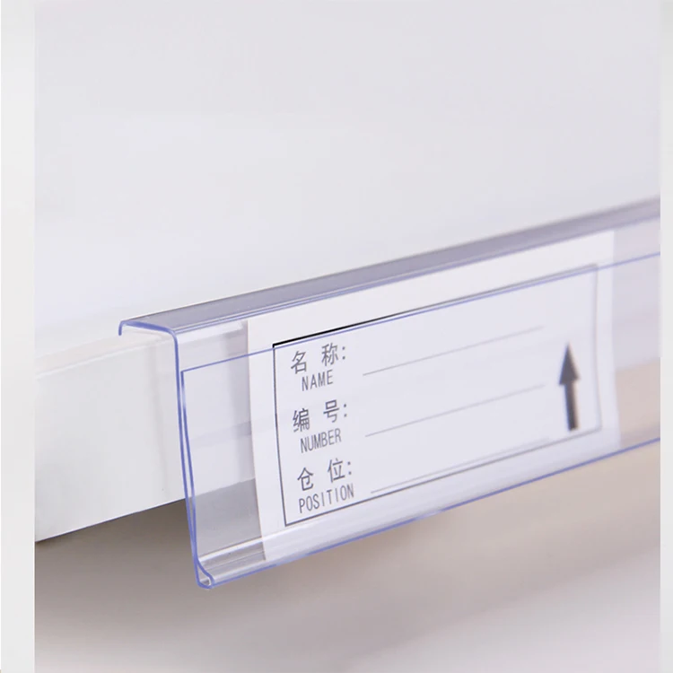 Cooler Or Freezer Shelf Sign Clip-on Wire Shelf Price Tag Holder - Buy ...