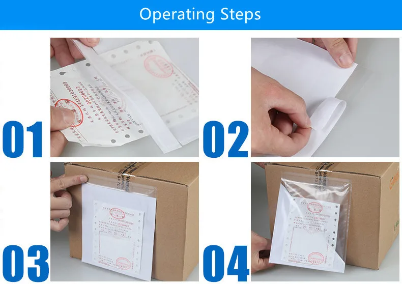 Eco Friendly air Waybill Pouch DHL Packing List Envelope and Invoice ...