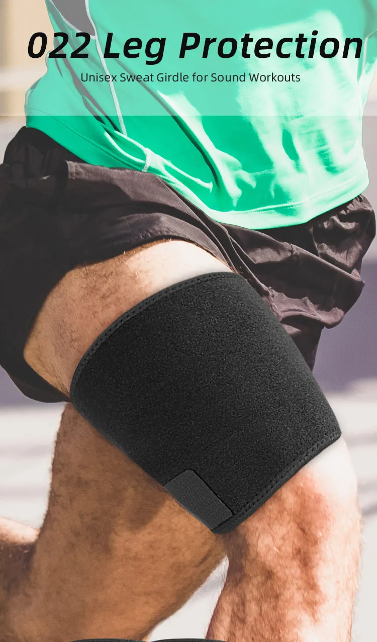 Adjustable Thigh Brace Support Thigh Wraps For Men And Women Hamstring ...