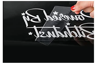 Custom Transparent Logo Sticker - UV Transfer Sticker