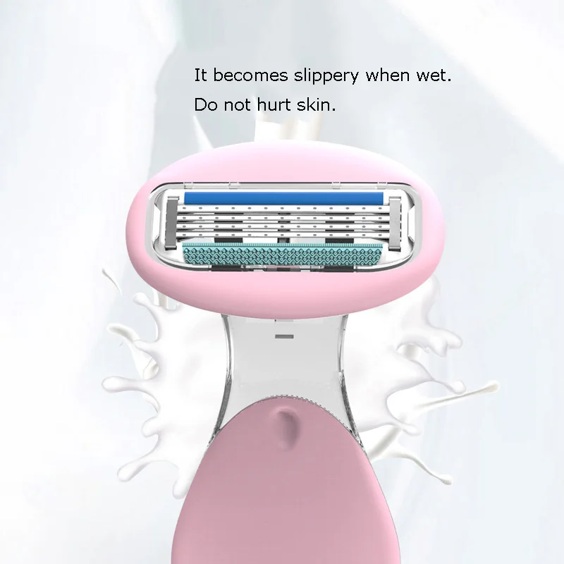 New Online Razors 4 Blades System Mini Extra Smooth Razors For Women ...
