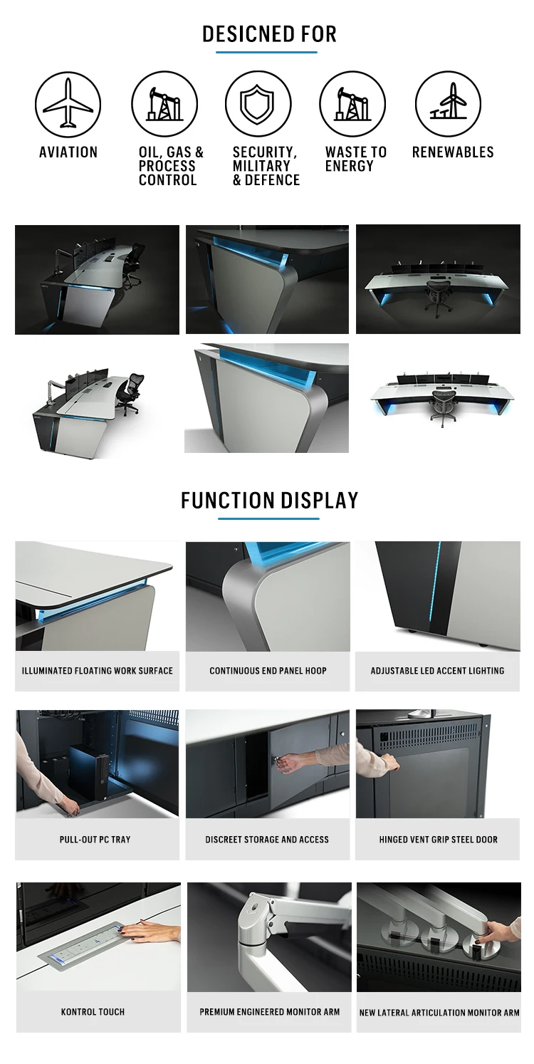 Paint Baking Console Modern Control Center Conference Table Booth ...