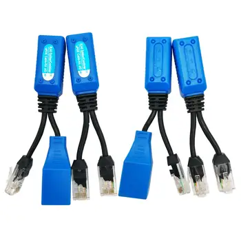 Rj45 Ethernet Cable Combiner Splitter Sharing Kit For Poe Security ...
