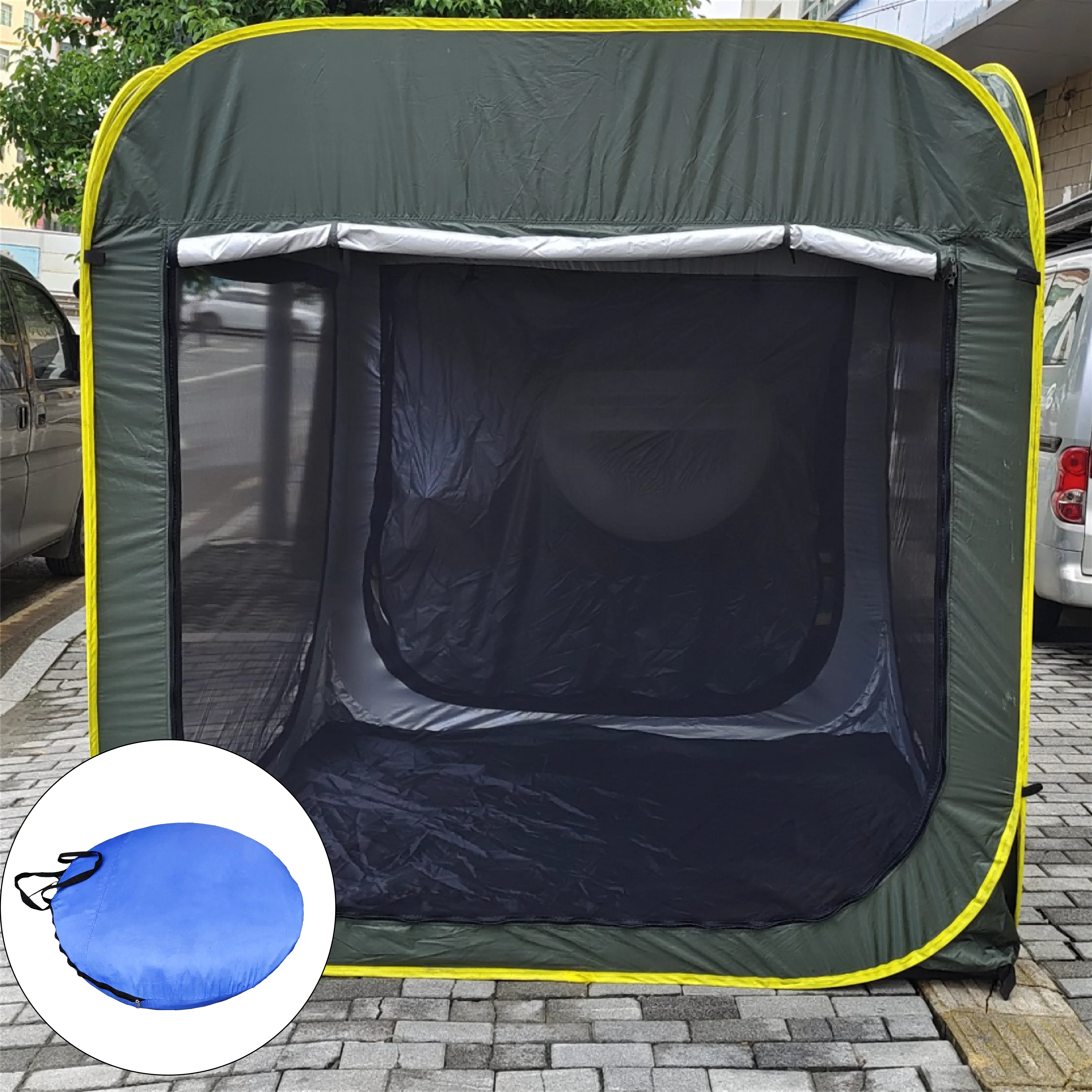 Offroad Portable Pop Up Car Tailgate Tent Canopy Camper Trailer Rear ...