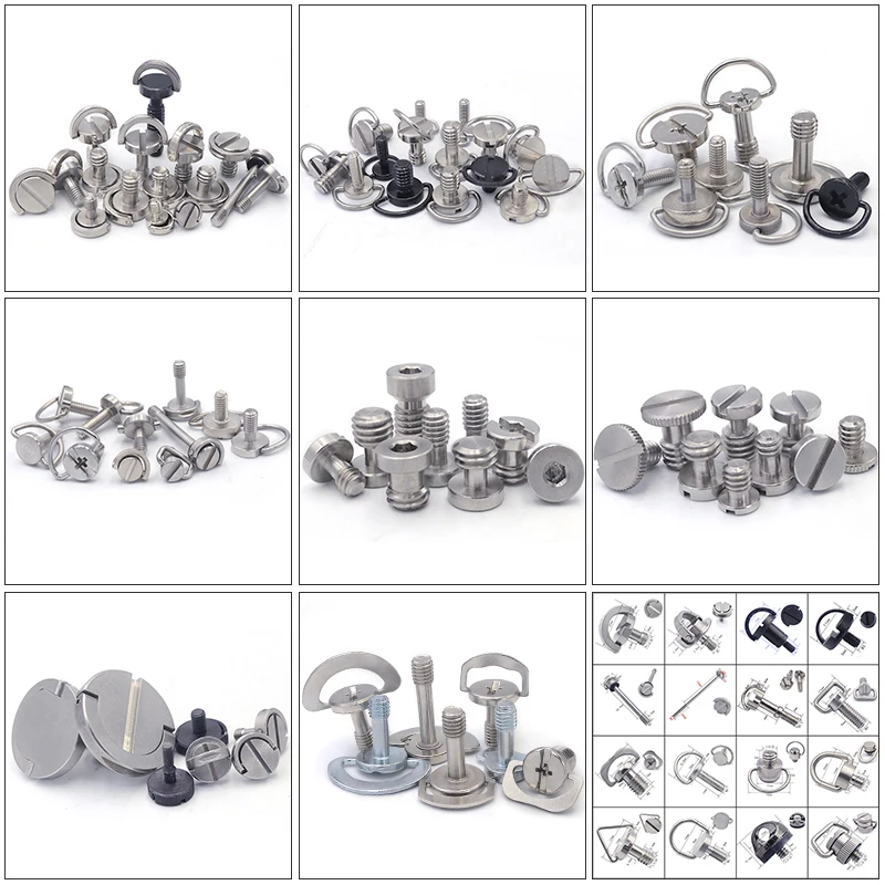 M6 M8 Nickel Plated Cross Recess Hidden Screw Camera Galvanized Carbon ...