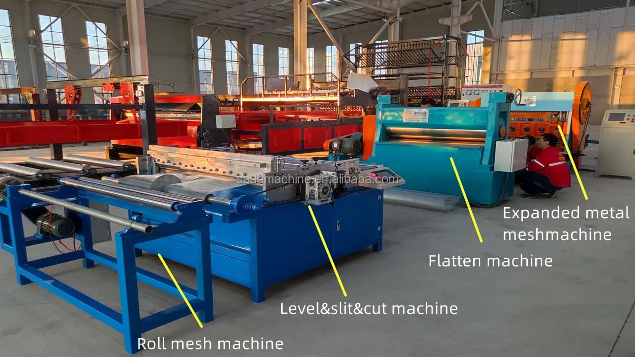 Expanded Metal Mesh Machine Full Automatic - Buy High Speed Expanded ...