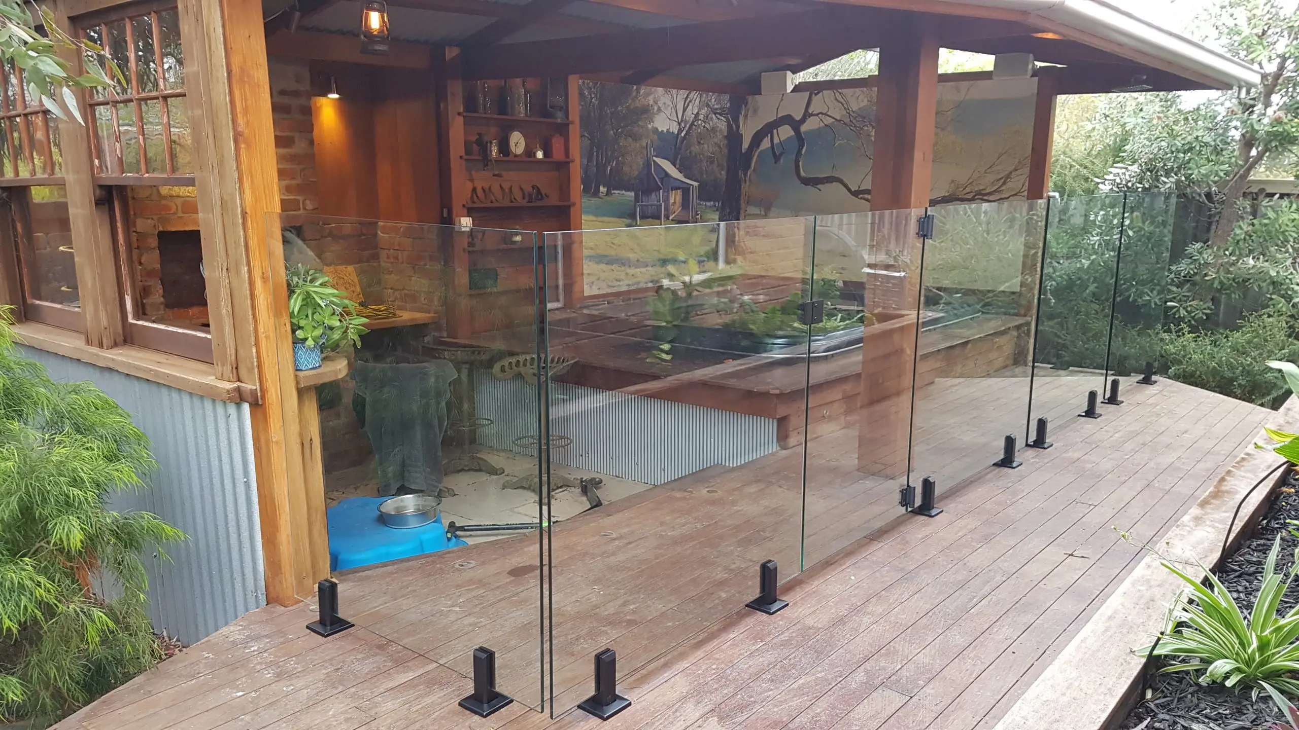 Yl Stainless Steel 2205 Frameless Glass Spigot Balustrade & Railing ...