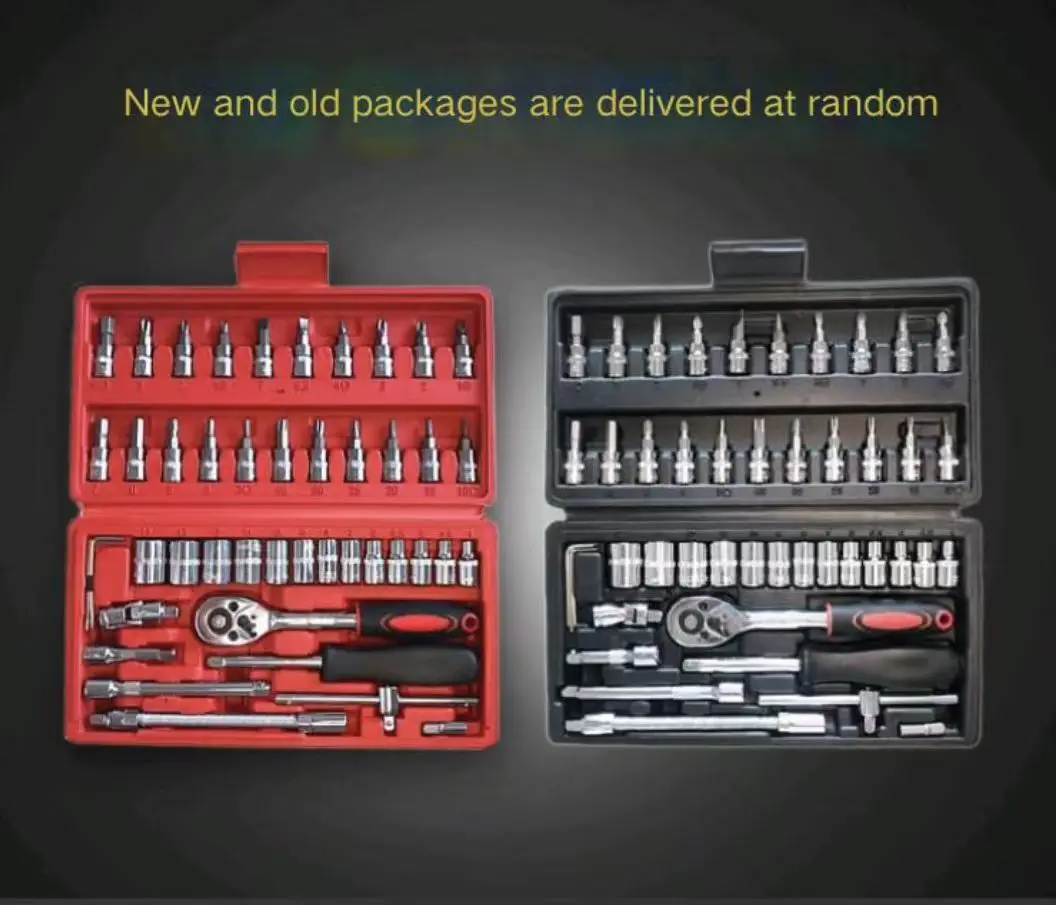 46-piece Socket Wrench Set Handling Tool - Buy 46-piece Socket Wrench ...