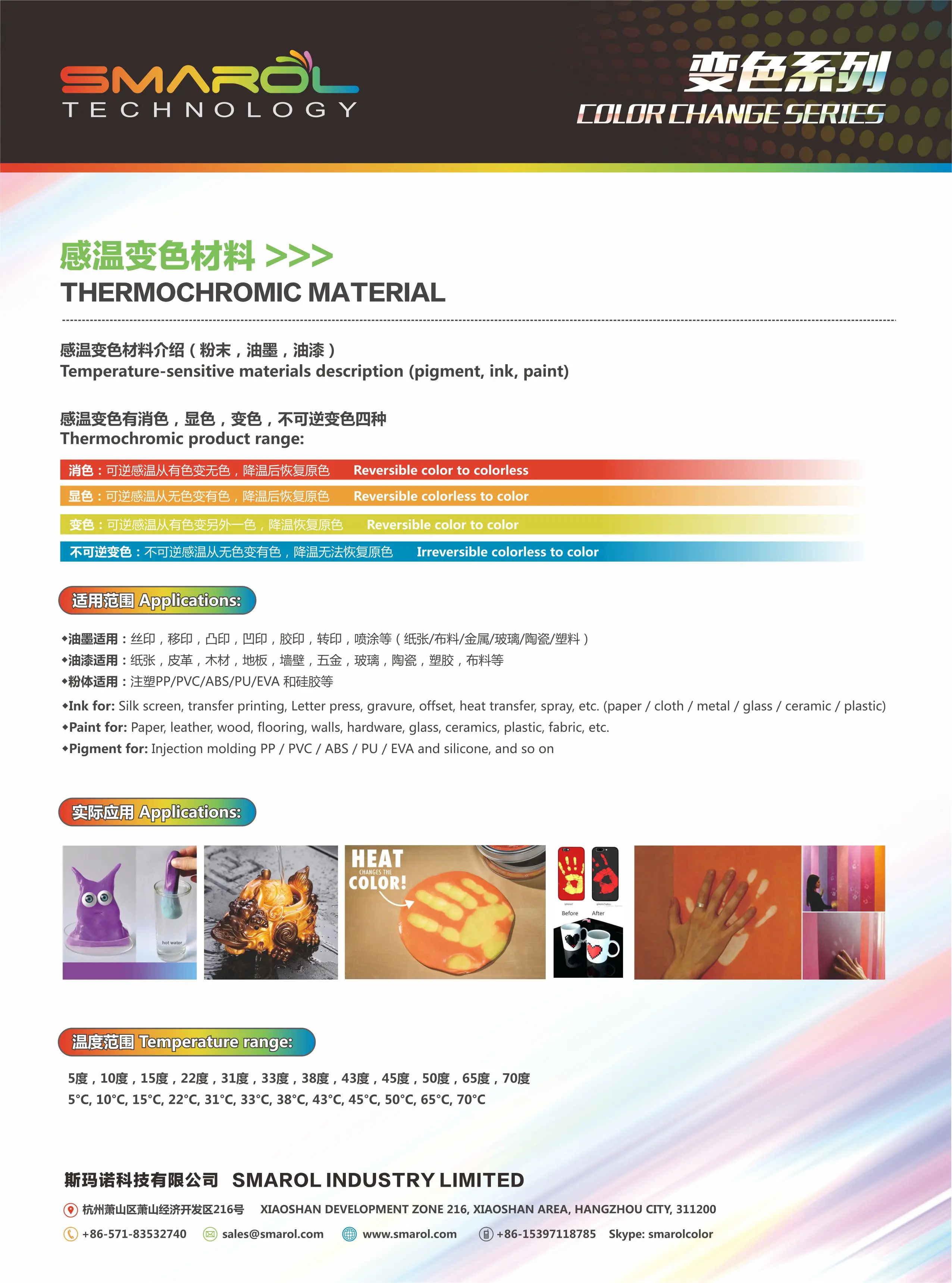 Heat Sensitive Pigment,Thermochromic Pigment For Ink,Paint Use - Buy ...