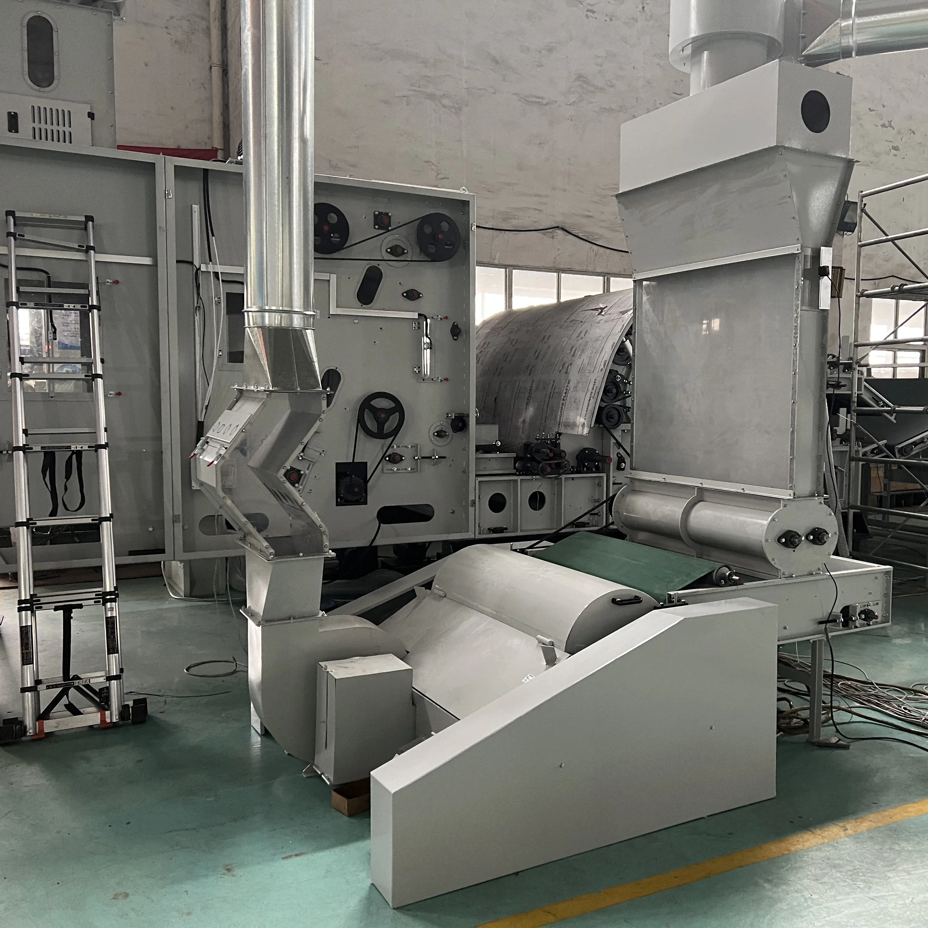 Traditional Type Insulation Felt Needle Punching Machine For Recycling ...