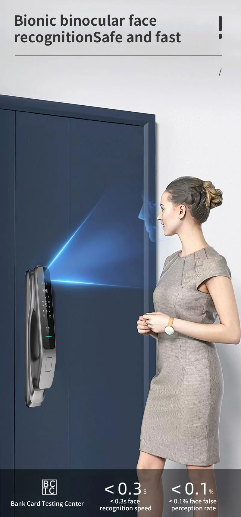 3d Face Recognition Fingerprint Top Smart Lock Video Doorbell Tuya Wifi ...