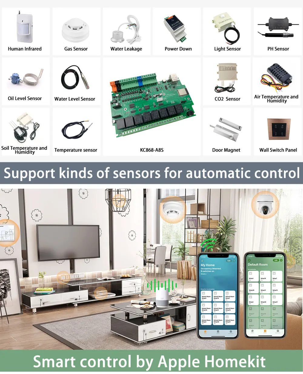 KC868-A8S Esp32 with Relay Board - Smart and Versatile